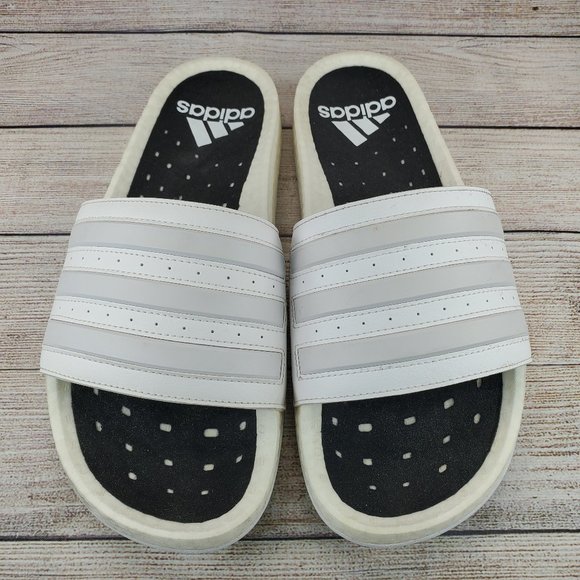 adidas | Shoes | Adidas Adilette Boost Slides Mens Size 2 | Poshmark